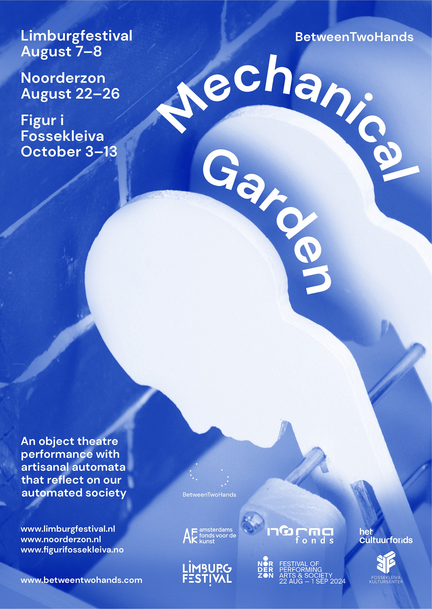 22 until 26 August 2024 Mechanical Garden at Noorderzon Festival – BetweenTwoHands